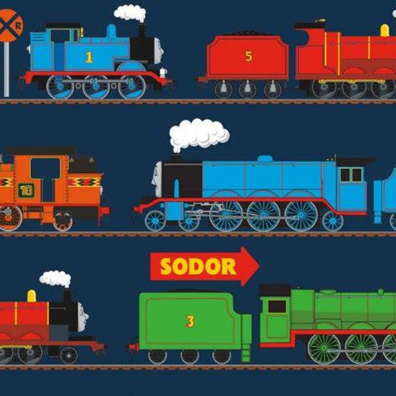 Train Fabric - Etsy