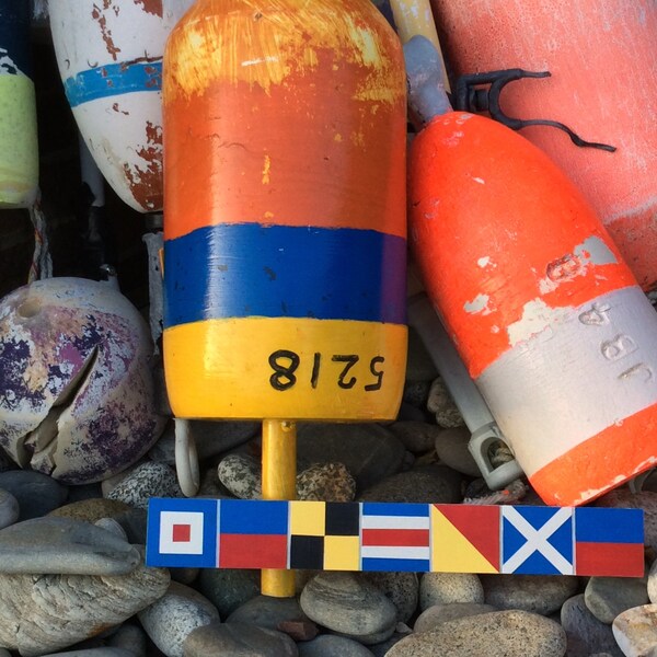 Nautical Flag Sign - Etsy