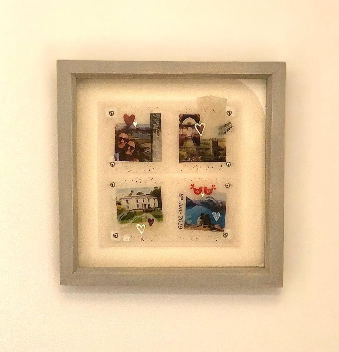 Personalised Photobox Frame, Wedding Memory Windows, Photo Memory ...