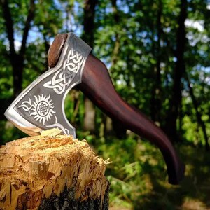 Celtic Axe, Norse Axe, Engraved Axe, Custom Axe, Felling Hatchet ...