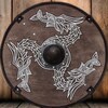 Jormungandr Serpent Viking Shield, Medieval Shield, Norse Shield, Larp ...