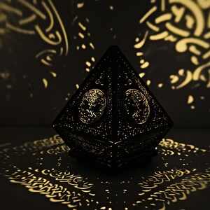 Viking Shadow Lamp "tree of Life", Norse Lamp, Geometric Lantern, Wood ...