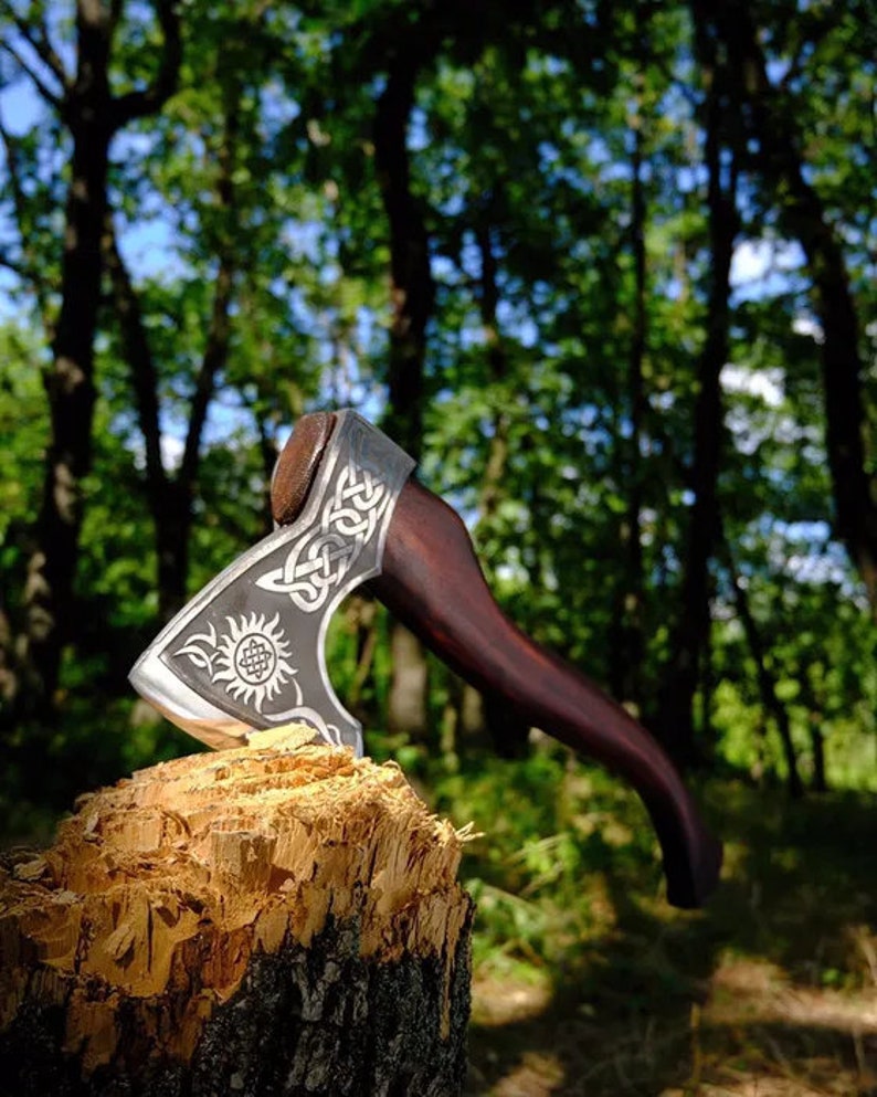 Celtic Axe Norse Axe Engraved Axe Custom Axe - Etsy