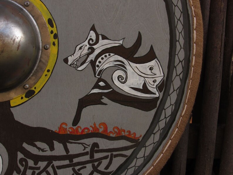 Yggdrasil Battle Shield Viking Armor Shield - Etsy