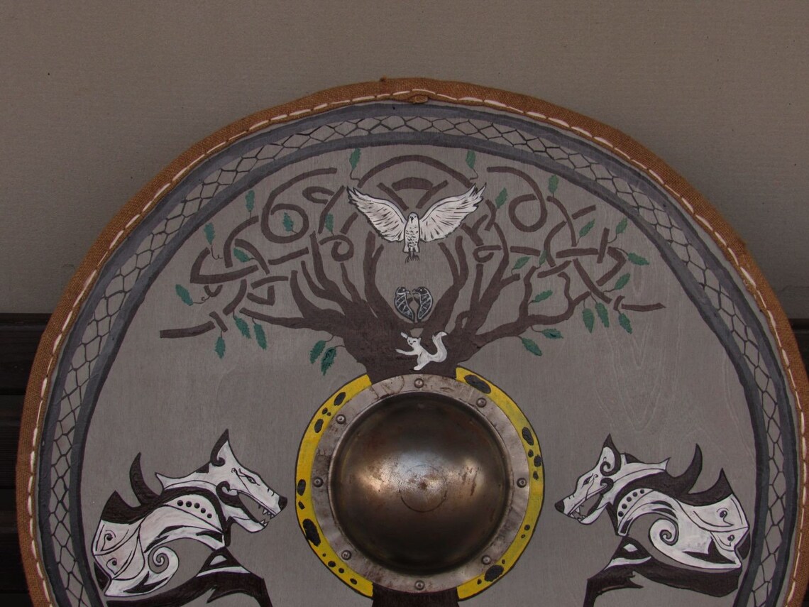 Yggdrasil Battle Shield Viking Armor Shield - Etsy
