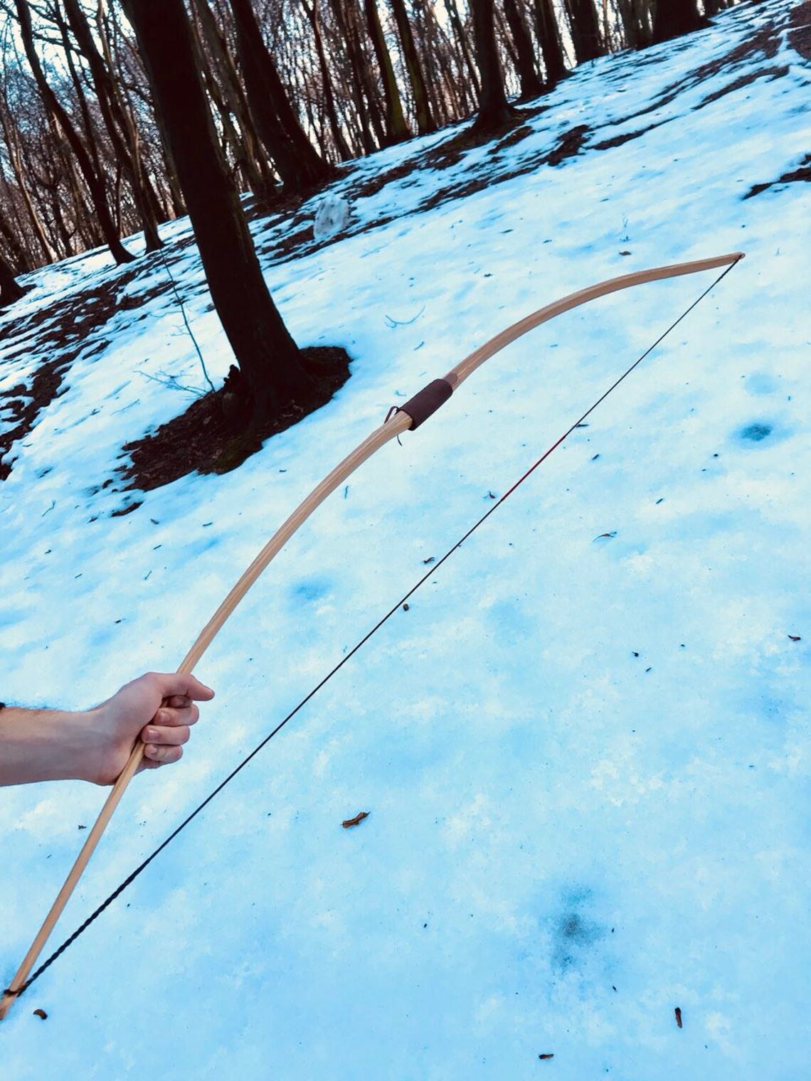 English traditional wooden archery bow / wooden longbow / - Etsy Italia