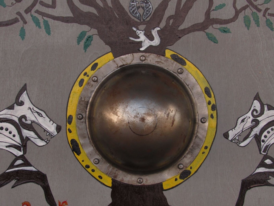Yggdrasil Battle Shield Viking Armor Shield - Etsy