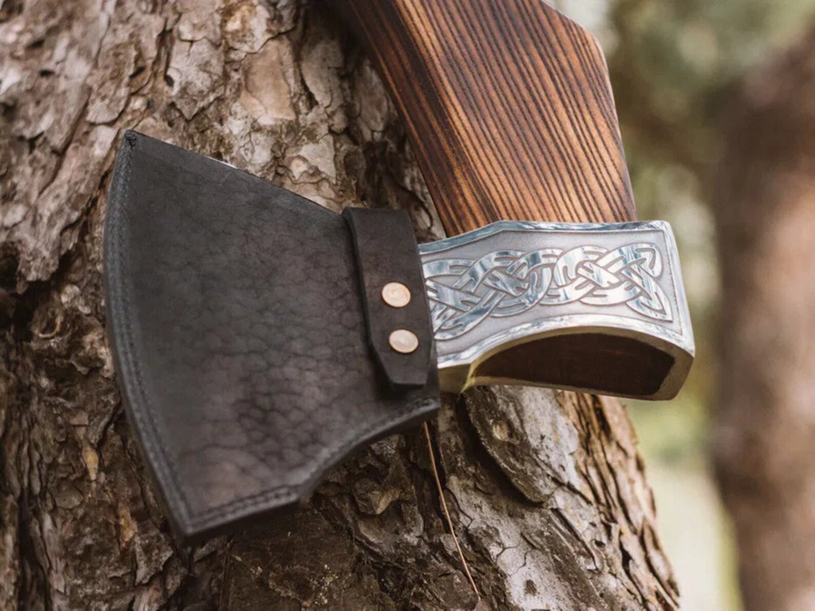 Valknut Handforged Axe Viking Axe Custom Forged Axe - Etsy