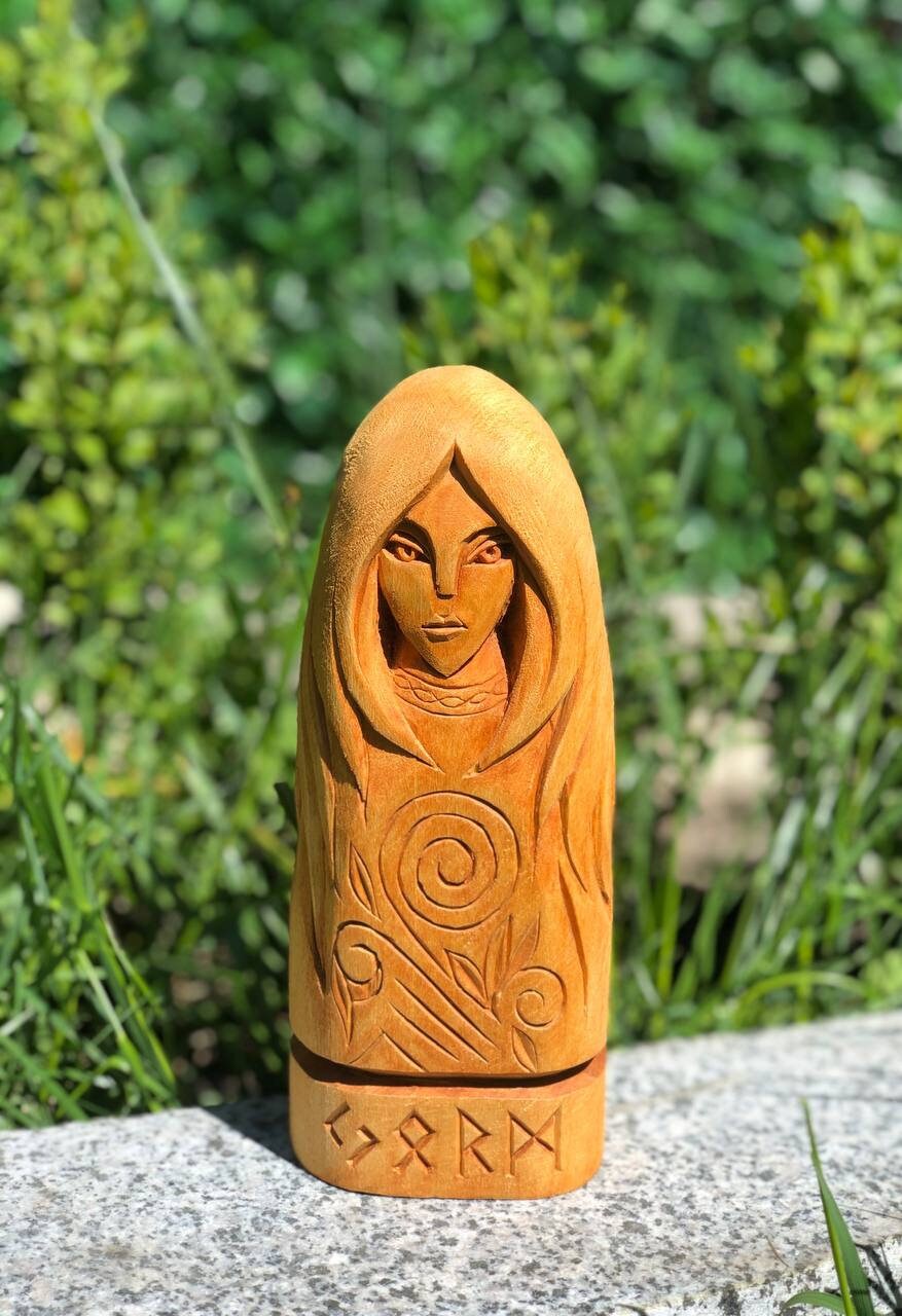 Jord Statue, Jord Norse Goddess, Pagan Statue, Viking Statue, Norse ...
