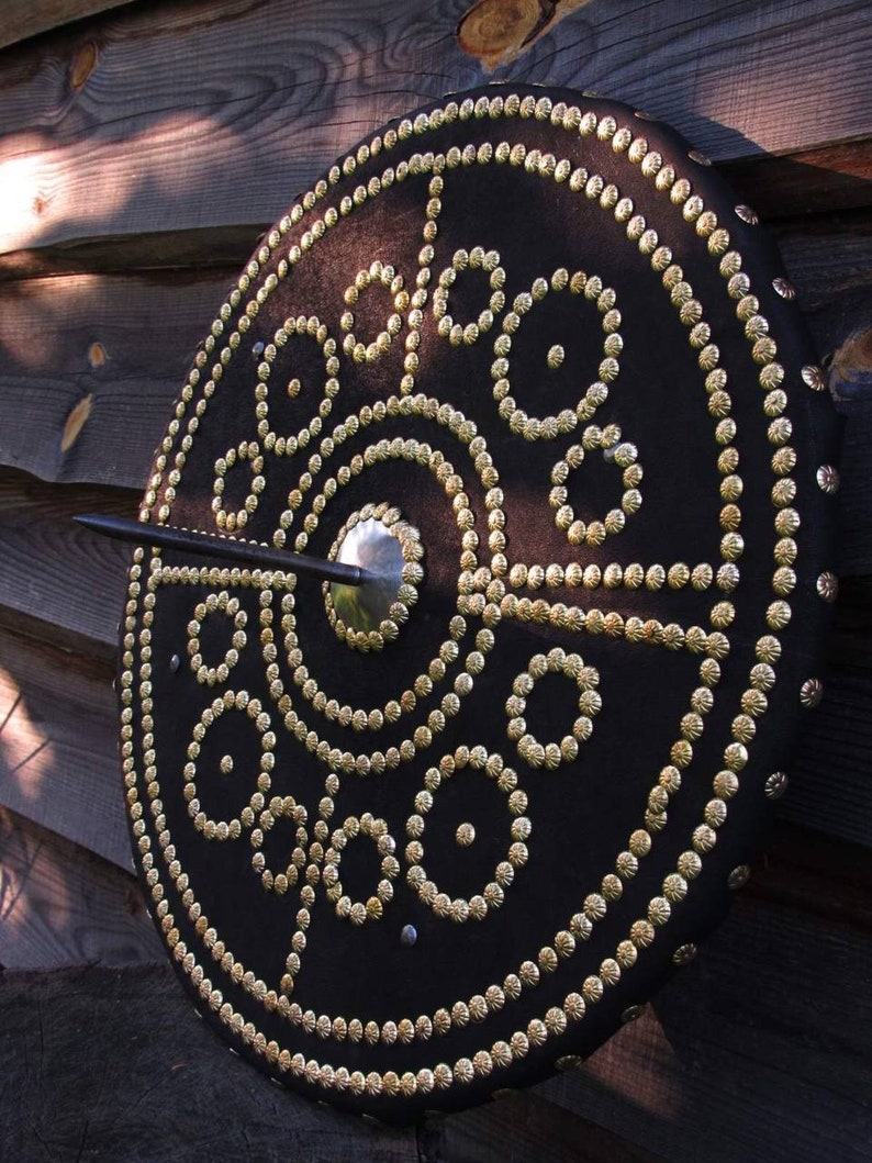 Scottish Battle Target Shield With Spike - Etsy