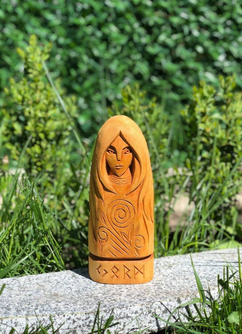 Jord Statue, Jord Norse Goddess, Pagan Statue, Viking Statue, Norse ...