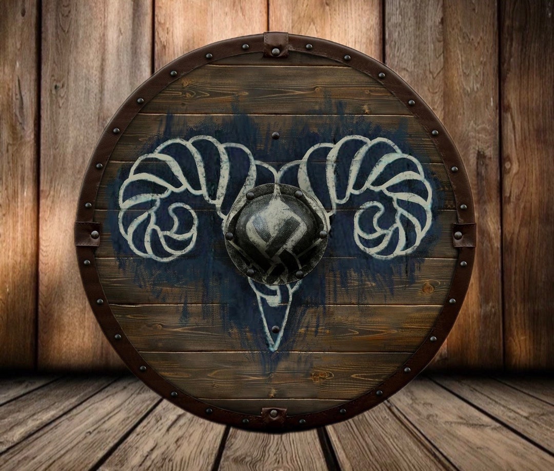 Skyrim Shield, Skyrim Custom Shield, Wolf Shield, Medieval Shield ...