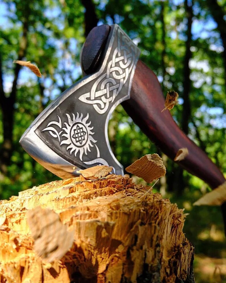 Celtic Axe Norse Axe Engraved Axe Custom Axe - Etsy