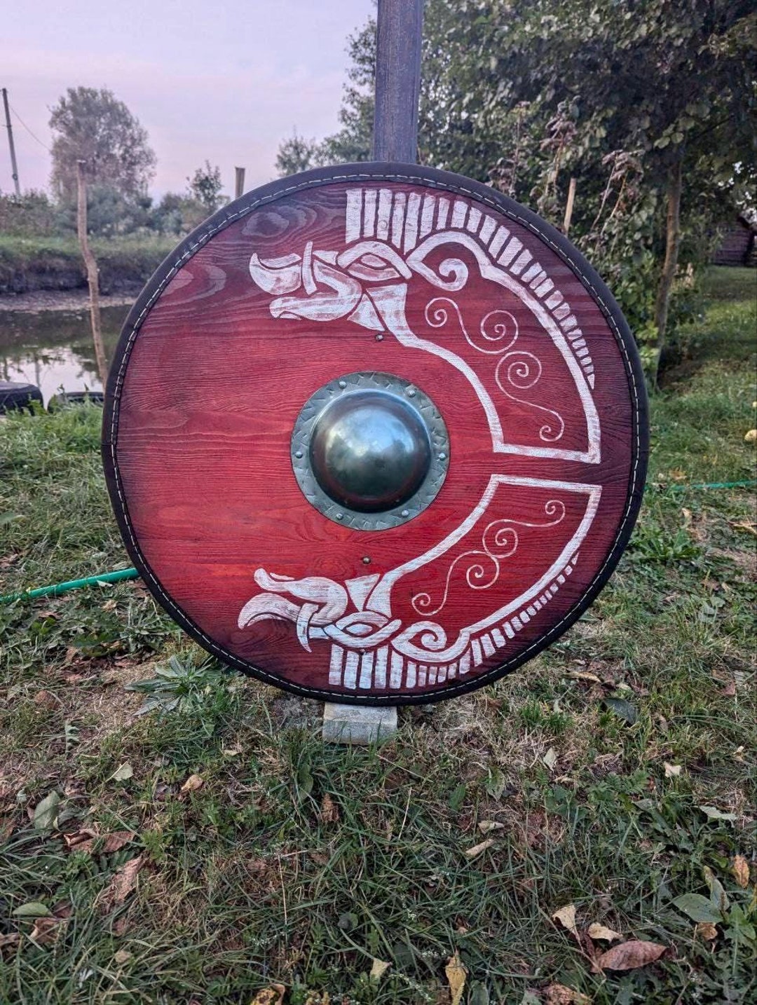 Viking Boar Battle Shield, Viking Armor Shield, Medieval Shield, Custom ...