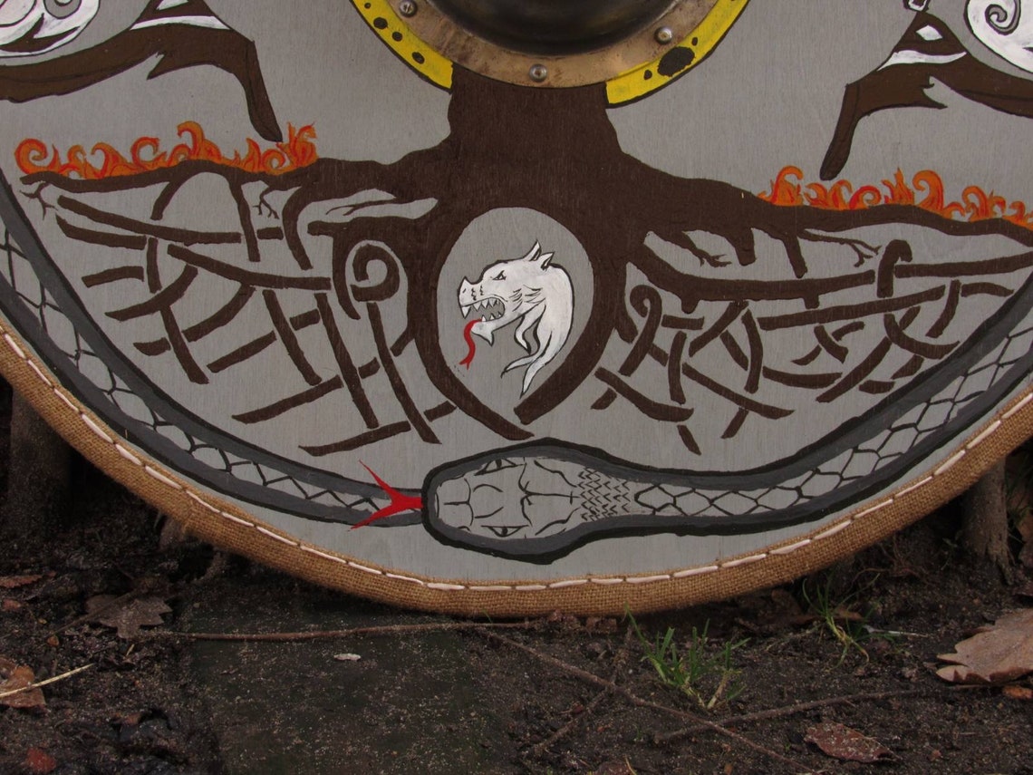 Yggdrasil Battle Shield Viking Armor Shield - Etsy