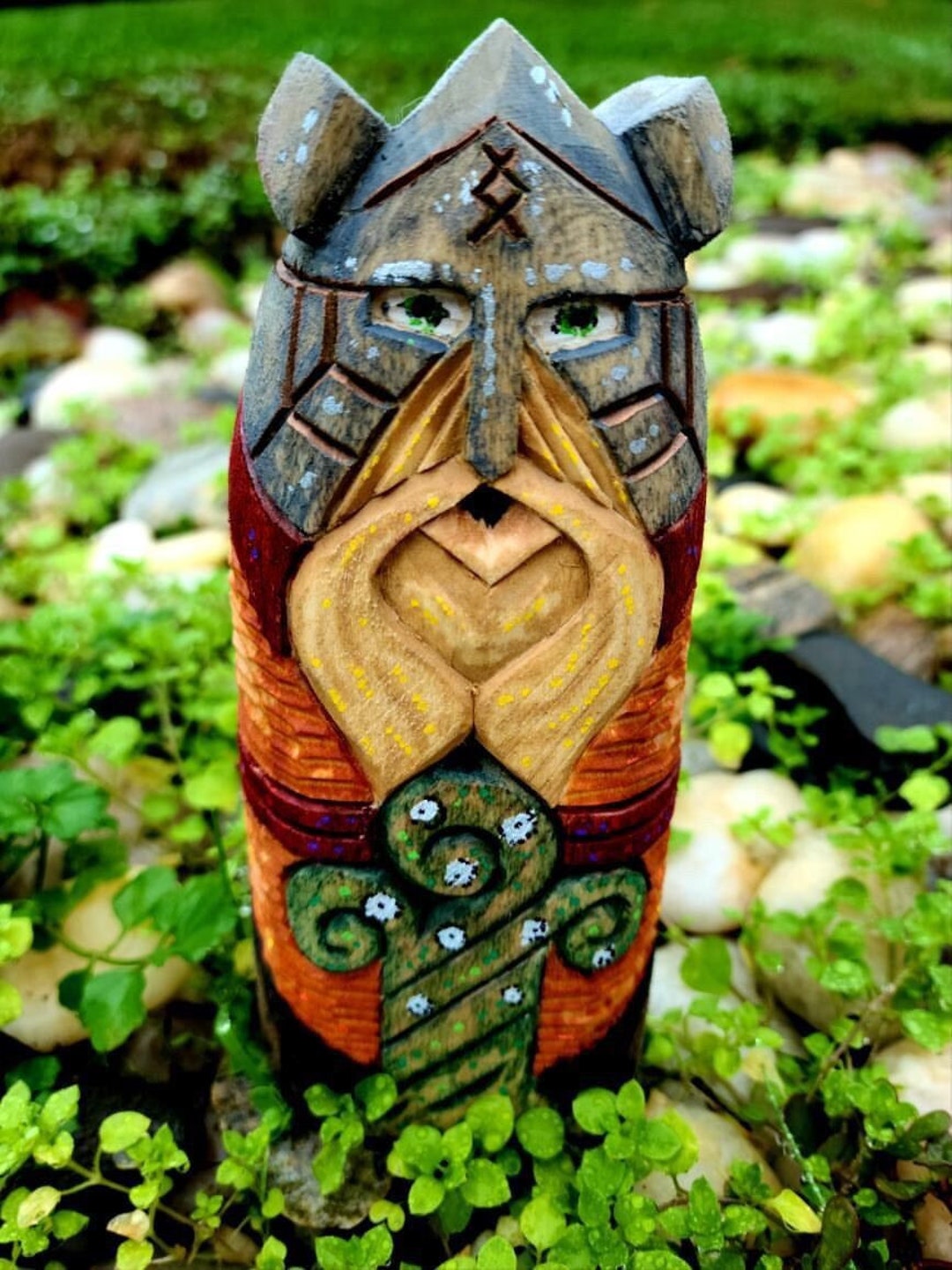 Baldur Statue, Baldur Painted Norse God, Norse Gods, Pagan Statue ...