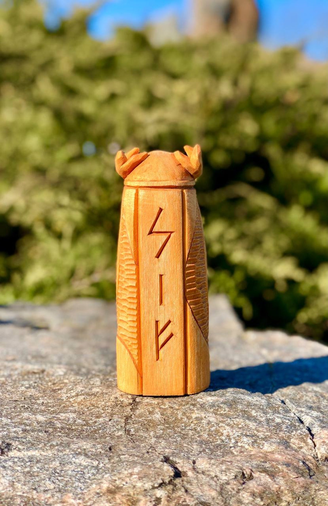 Sif Statue Sif Norse Goddess Sif Wooden Statue Viking - Etsy