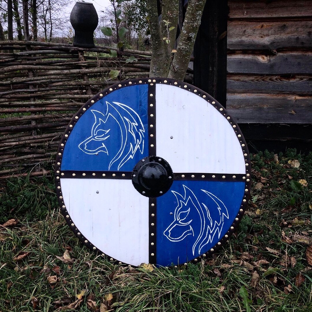 Fenrir Wolf Viking Shield Medieval Shield Custom Shield - Etsy