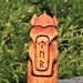Hand Carved Wooden Tyr Statue, Scandinavian Gift, Altar Figure, Norse ...