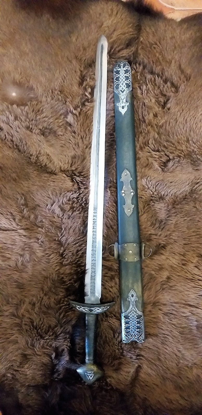 VIKING SWORD 100% replica Norse sword with runes sword in | Etsy