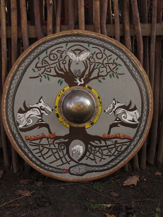 Yggdrasil Battle Shield Viking Armor Shield - Etsy