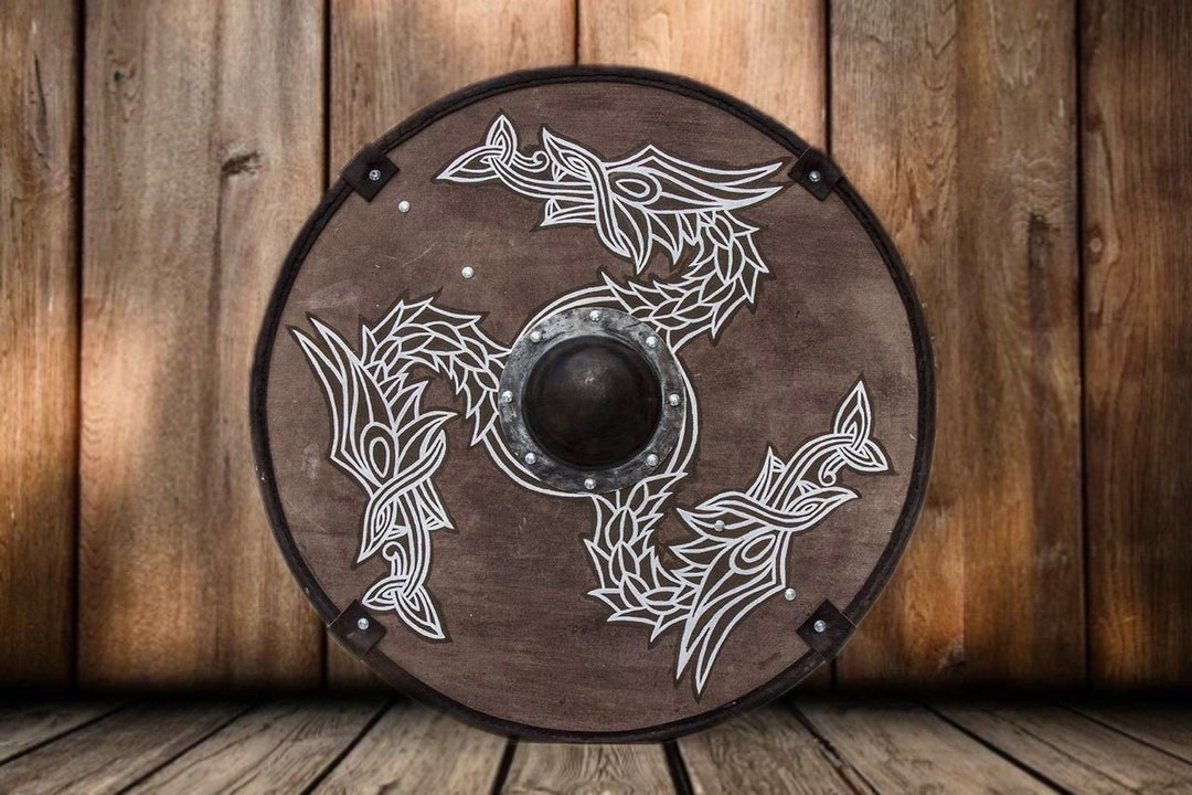 Viking Serpent Shield, Viking Shield, Viking Armor, Wood Shield ...