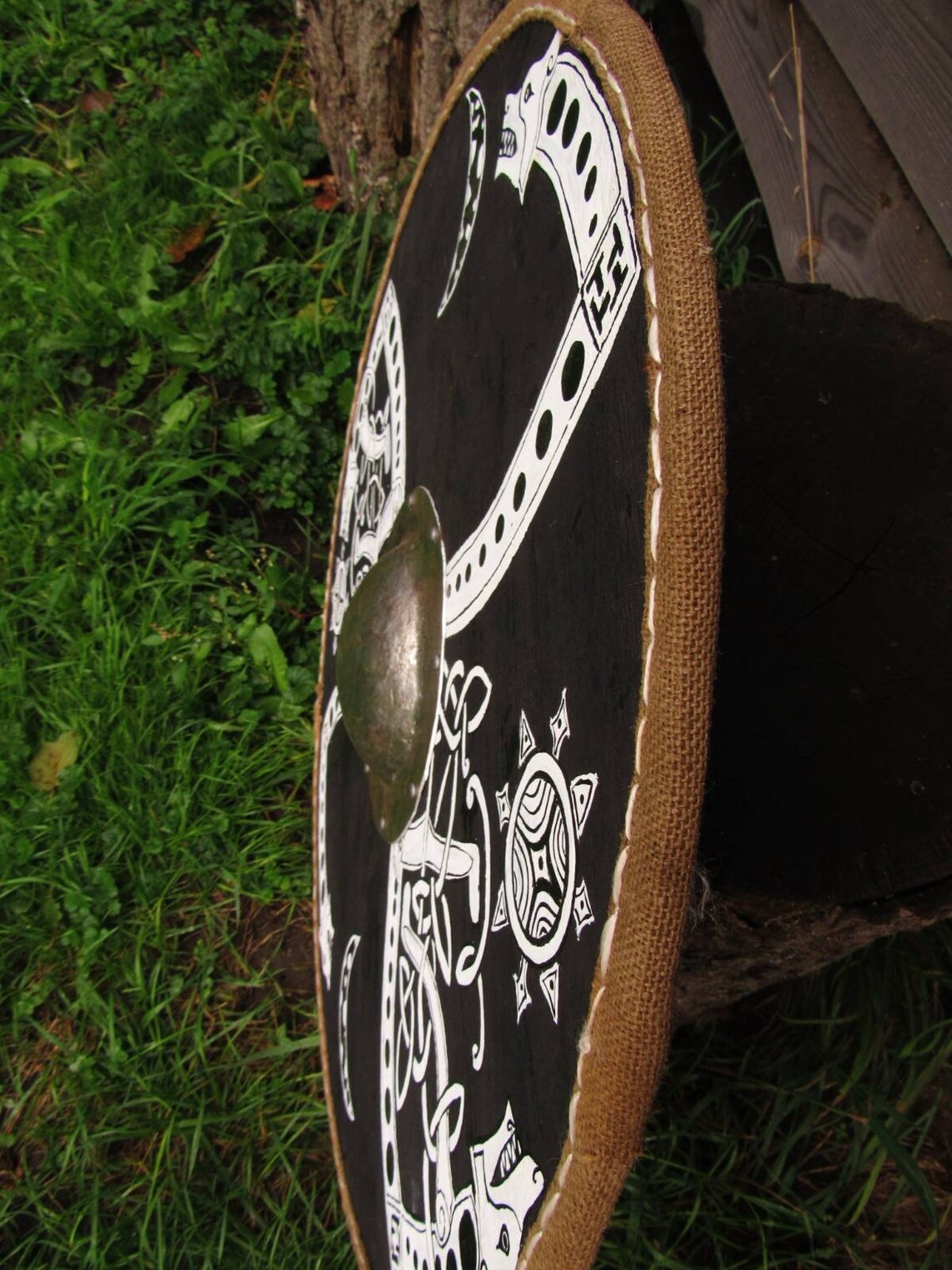 Viking Battle Shield Fenrir Norse Shield - Etsy