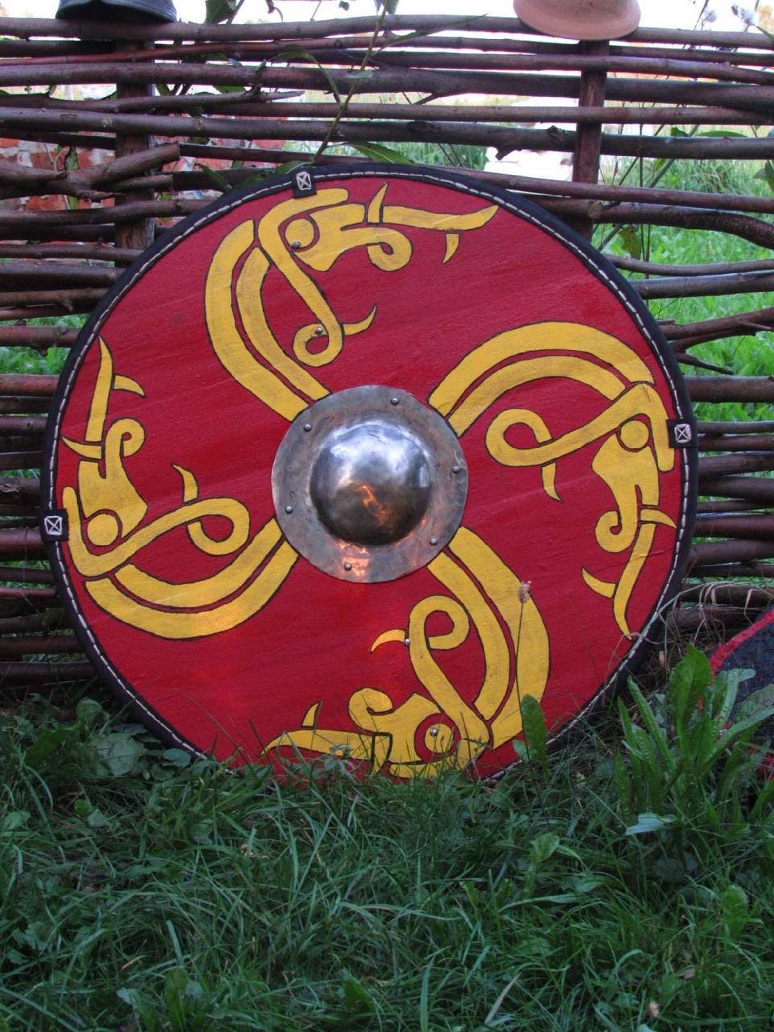 Viking Battle Shield Norse Battle Shield Medieval Shield - Etsy