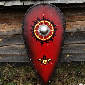 Medieval Viking Shield, Knight Shield, Medieval Decor, Role Play Shield ...