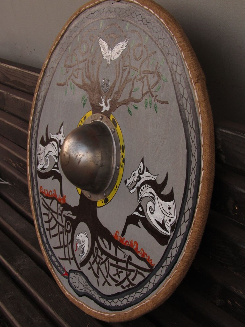 Yggdrasil Battle Shield Viking Armor Shield - Etsy