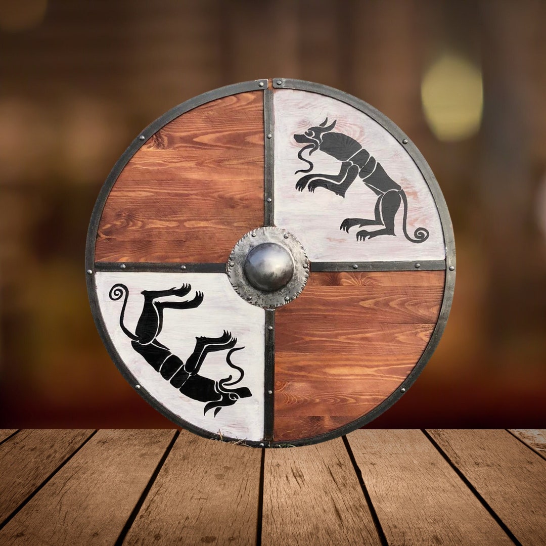 Buckler Shield, Medieval Armor, Norse Mythology Gift, Wolf Shield ...