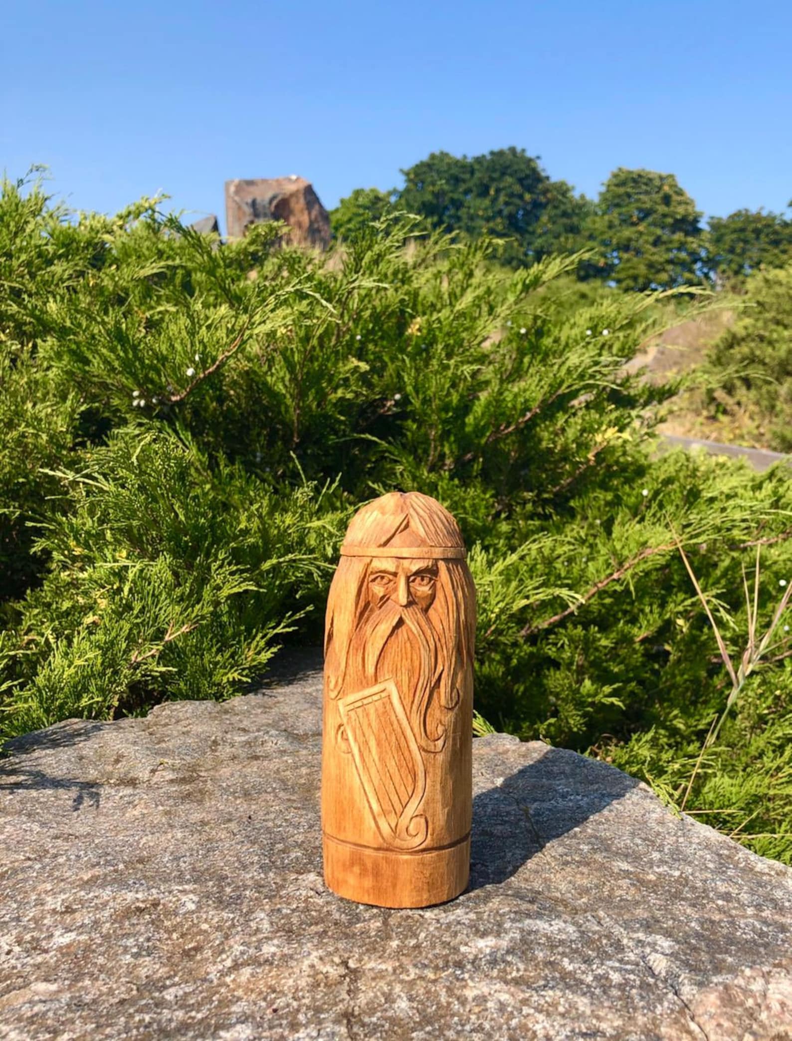 Bragi Norse God Statue Bragi Norse Statue Bragi Statue - Etsy