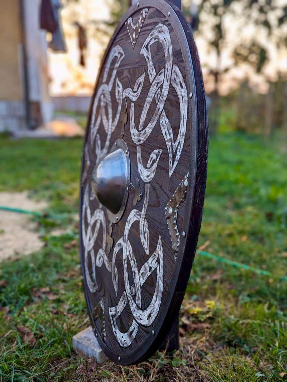 Valhalla Viking Battle Shield, Viking Armor Shield, Medieval Shield ...