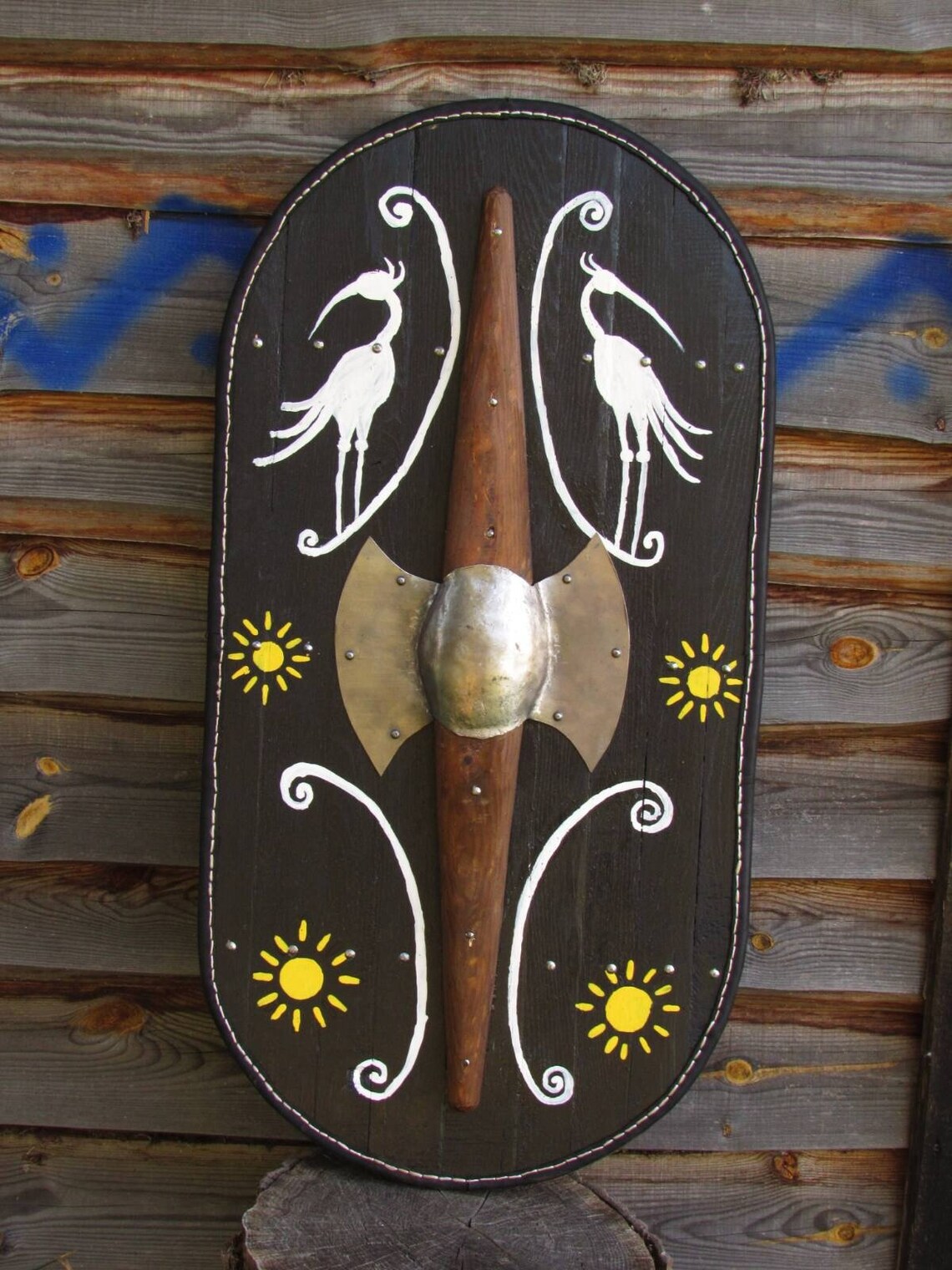 Celtic Battle Shield Medieval Shield Celtic Warrior Shield - Etsy