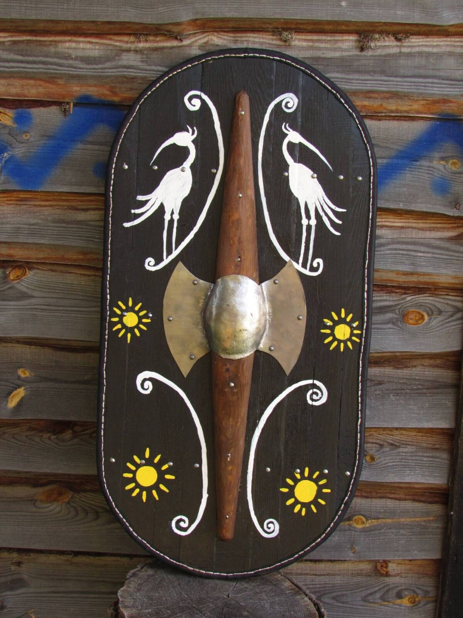 Celtic Battle Shield Medieval Shield Celtic Warrior Shield - Etsy