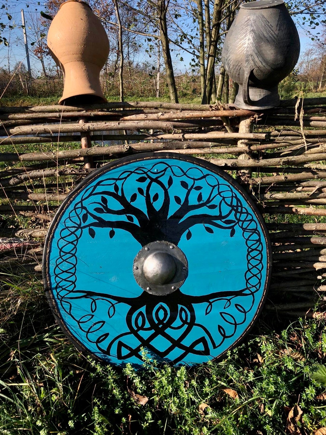 Yggdrasil Shield Viking Battle Shield Traditional Norse - Etsy UK
