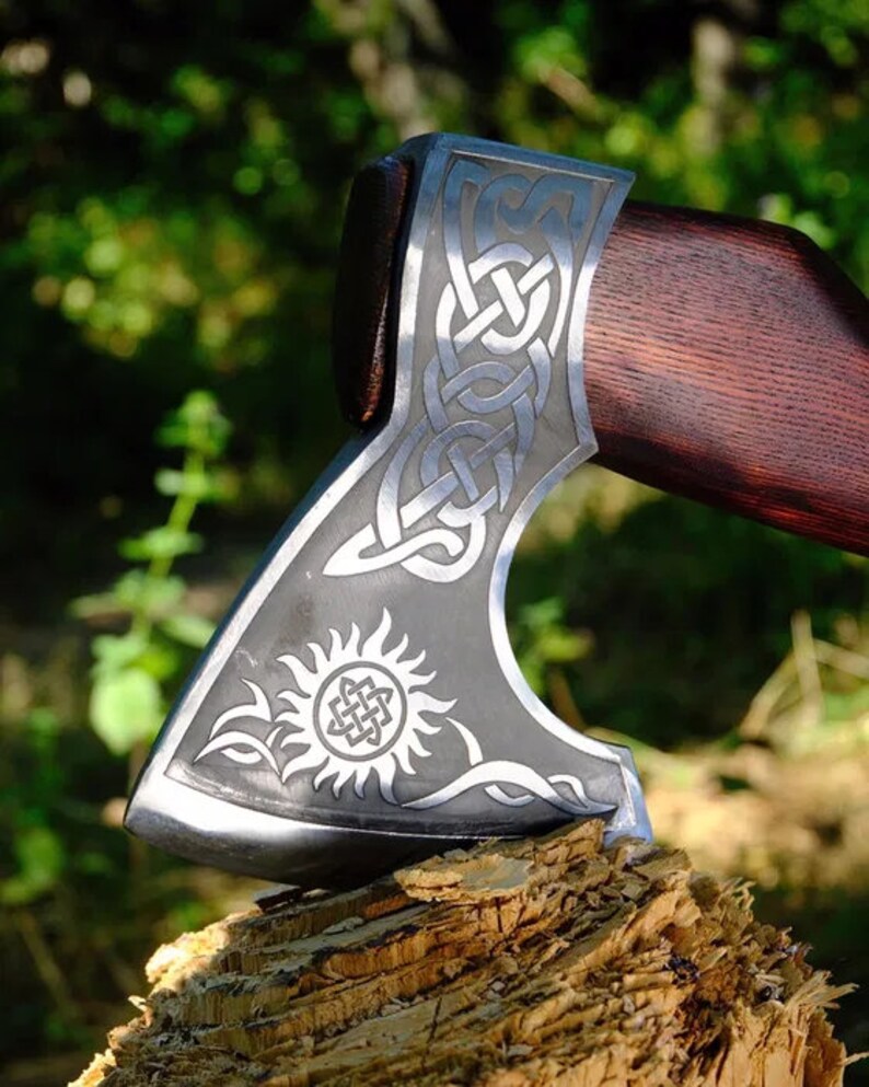 Celtic Axe Norse Axe Engraved Axe Custom Axe - Etsy