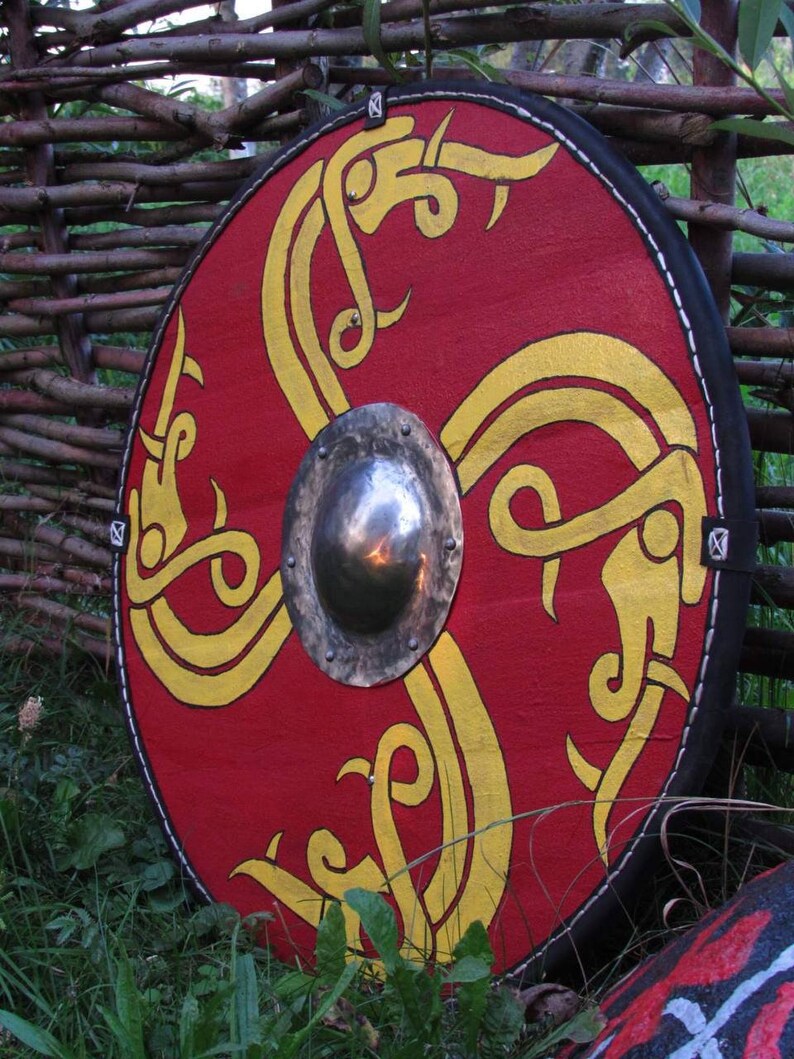 Viking Battle Shield Norse Battle Shield Medieval Shield - Etsy