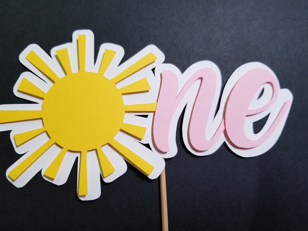 You Are My Sunshine Cake Topper ,sunshine Birthday Decor, Photo Prop ...