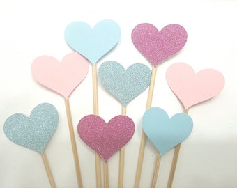 Set of 24pcs I Do HEART on 6 or 8 Skewer or Stir | Etsy