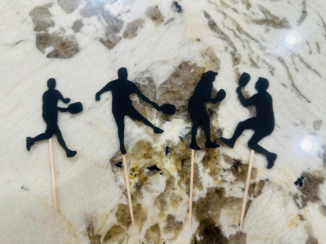 Pickleball Cupcake Toppers, Set of 12 | Pickleball Party - Etsy