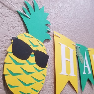 Pineapple Birthday Banner Pineapple Birthday Decor, Photo Prop ...