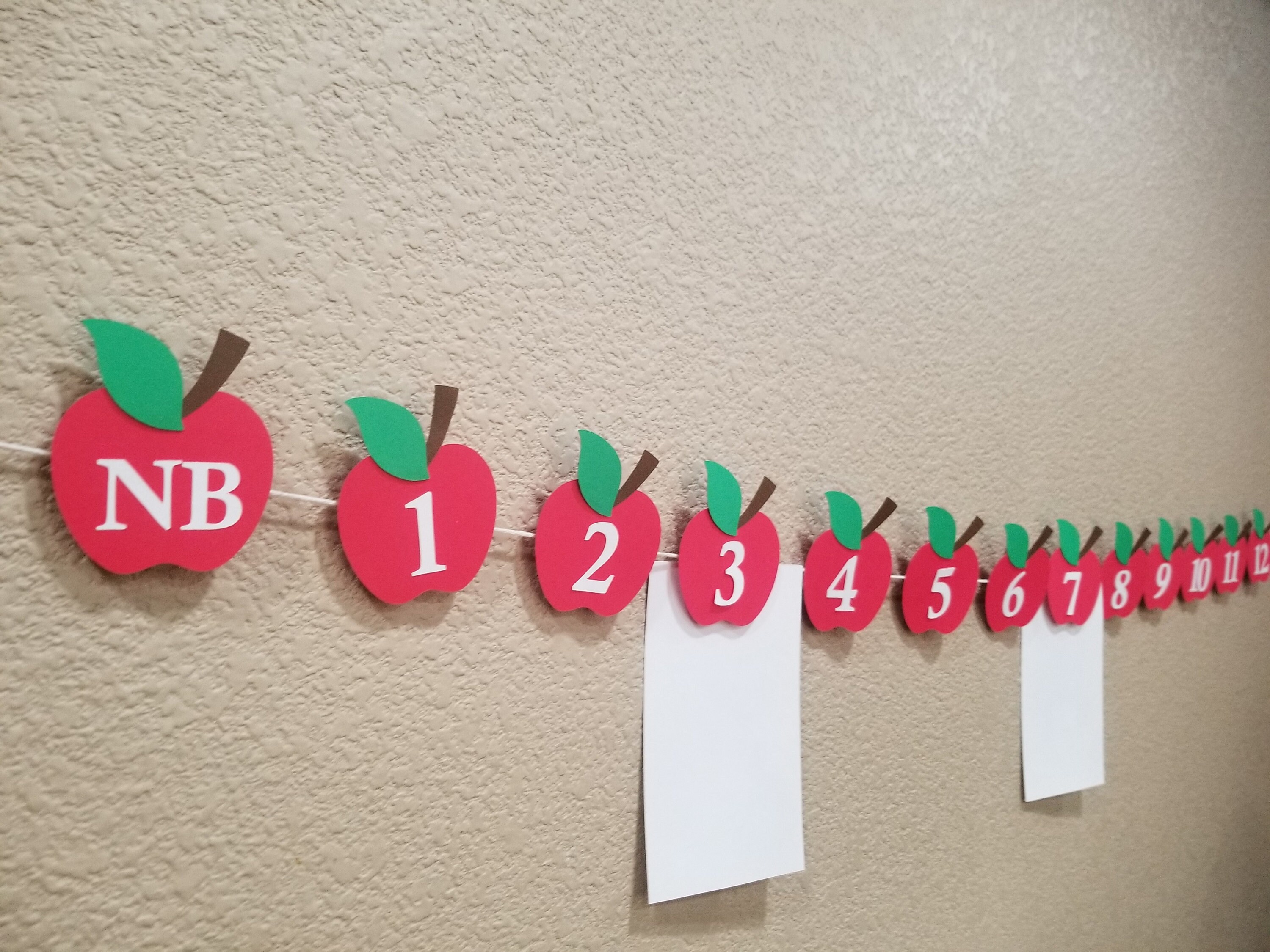 Apple Cake Smash Banner, Apple Monthly Photo Banner, , Apple First ...