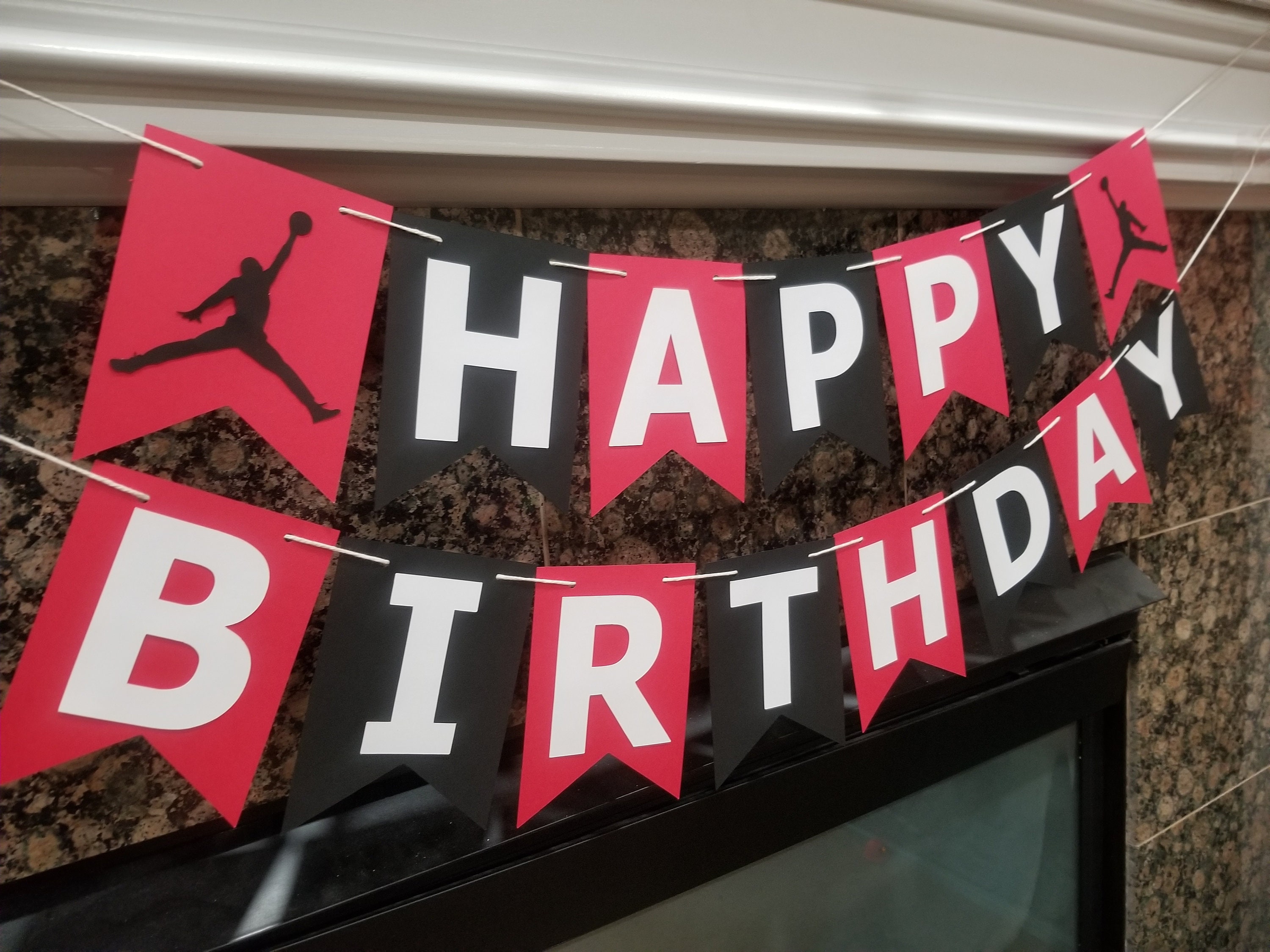 Jordan Jumpman Banner Air Jordan Birthday Banner | Etsy