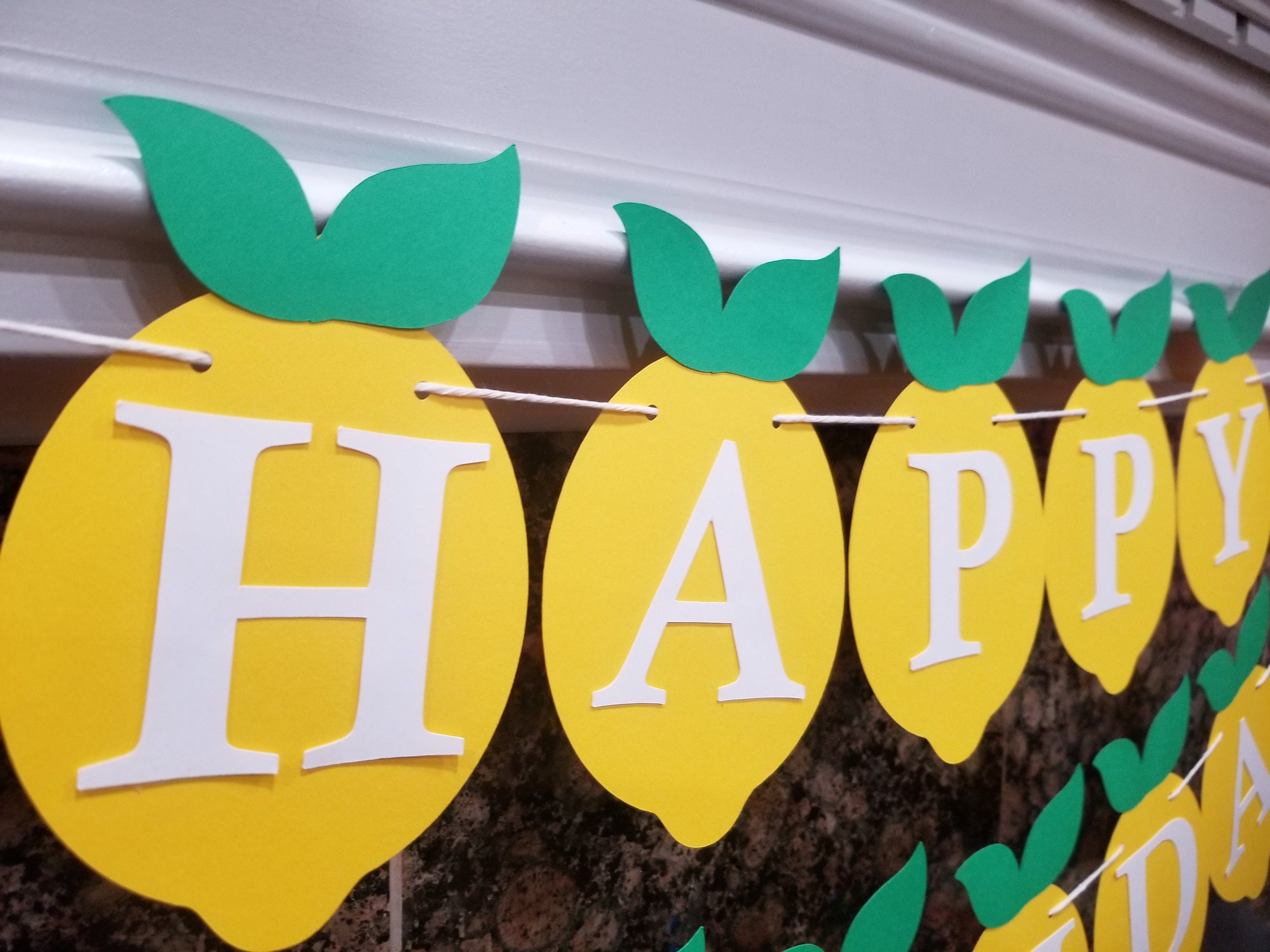 Lemon Birthday Banner Lemonade Theme Lemon Birthday Decor - Etsy