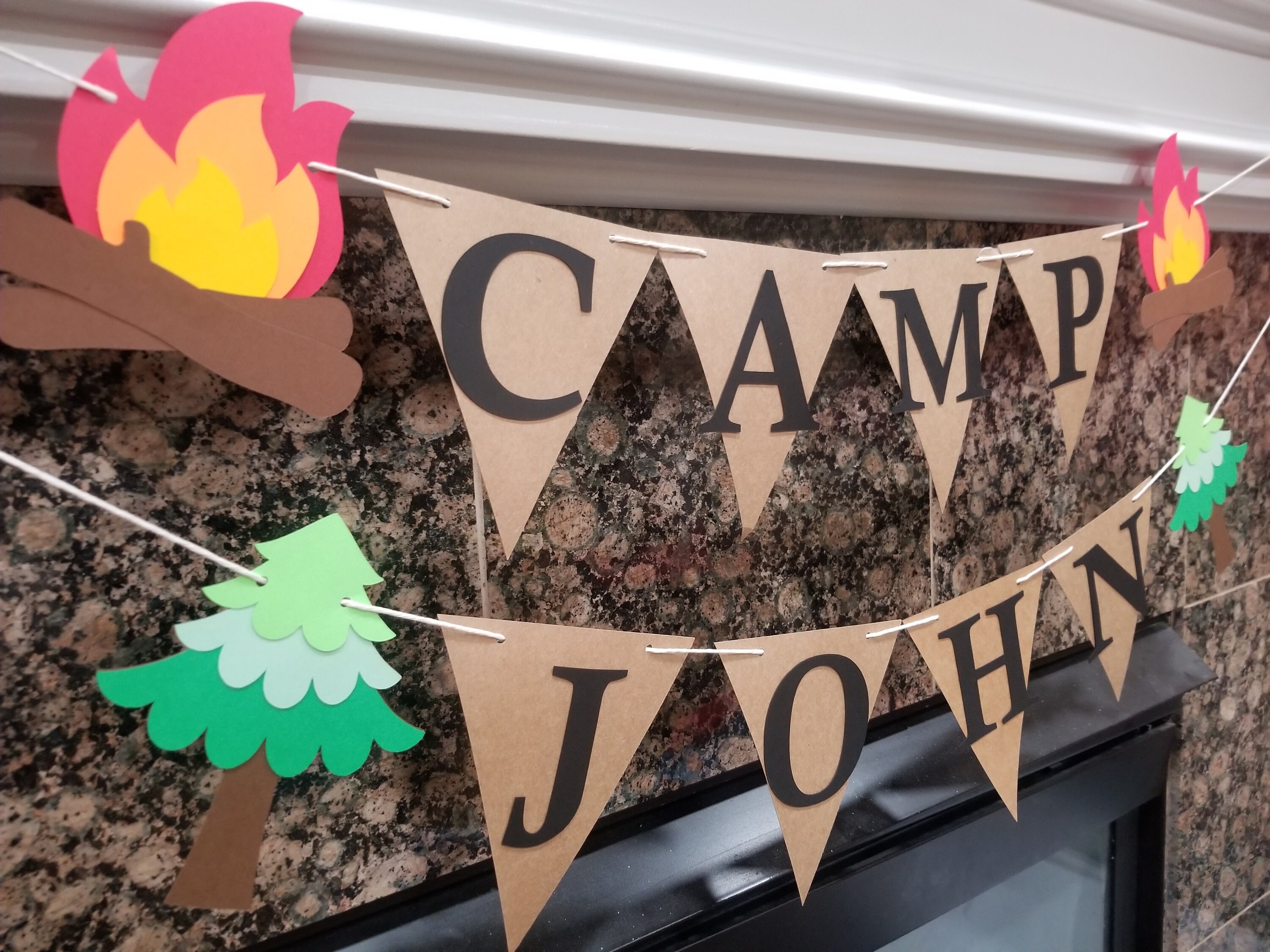 Camping Party Banner Camping Banner Camping Party - Etsy