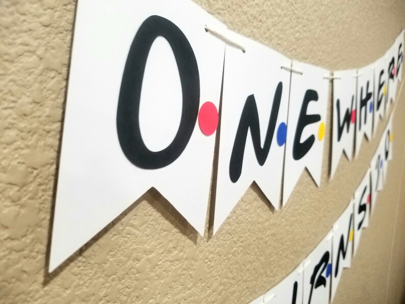 Friends Theme Banner friends Theme Birthday Banner Decor | Etsy