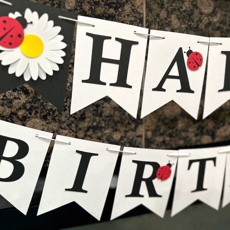 Ladybug Banner - Etsy