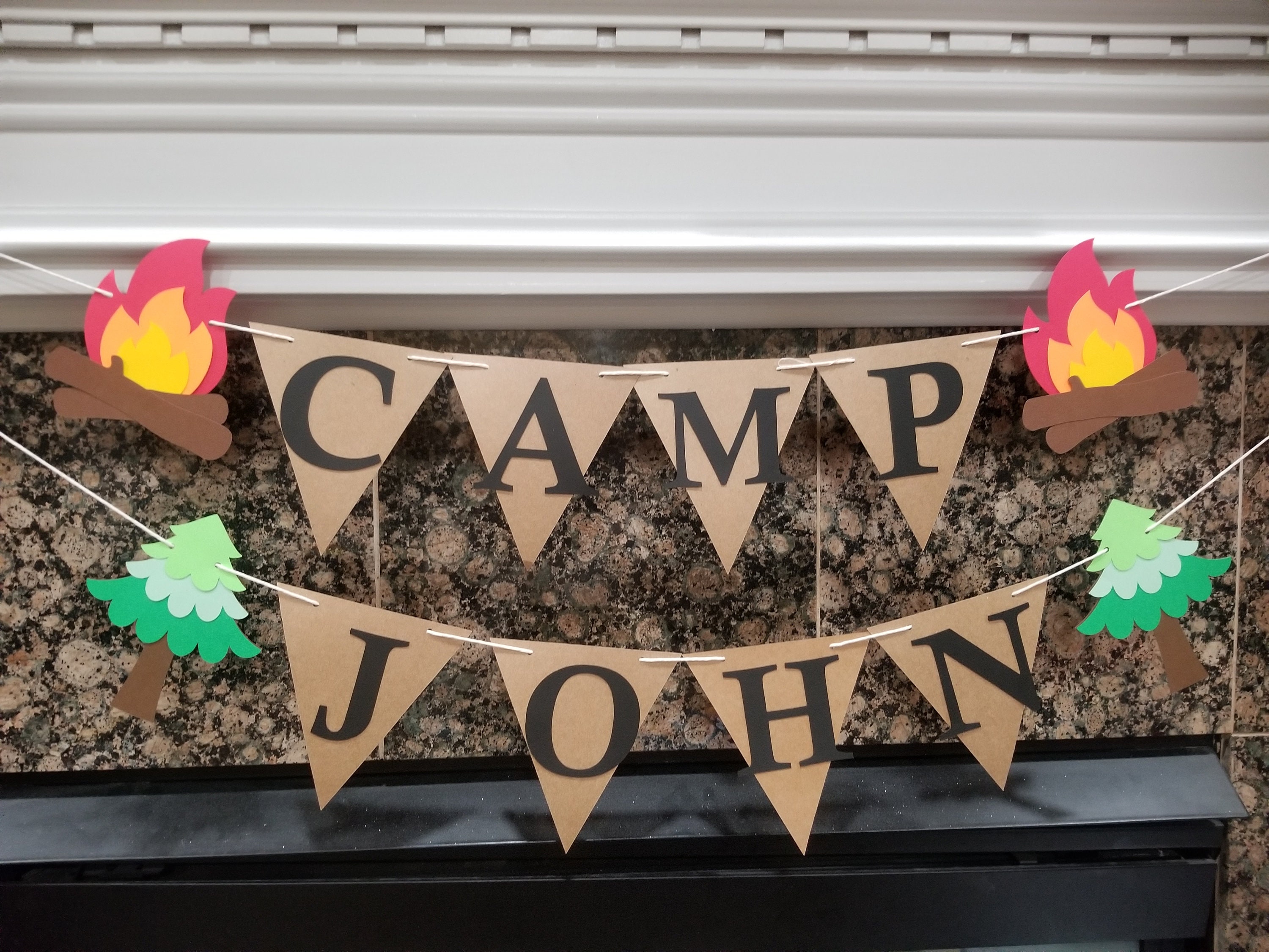 Camping Party Banner Camping Banner Camping Party - Etsy