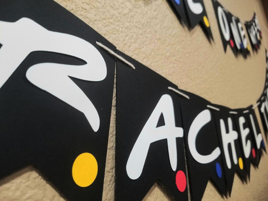 Friends Theme Banner ,friends Theme Birthday Banner Decor, Photo Prop ...